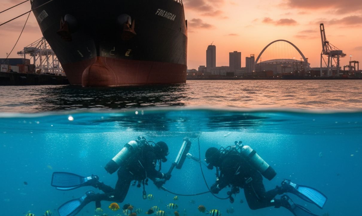 Hull Cleaning in Port of Ngqura: 5 Key Steps for Clean