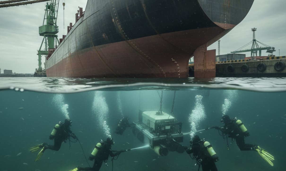 7 Powerful Benefits of Underwater Ship Hull Cleaning in Portland